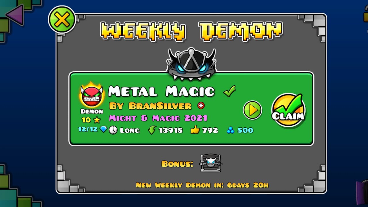 #303 Metal Magic (by BranSilver) [100%] - YouTube