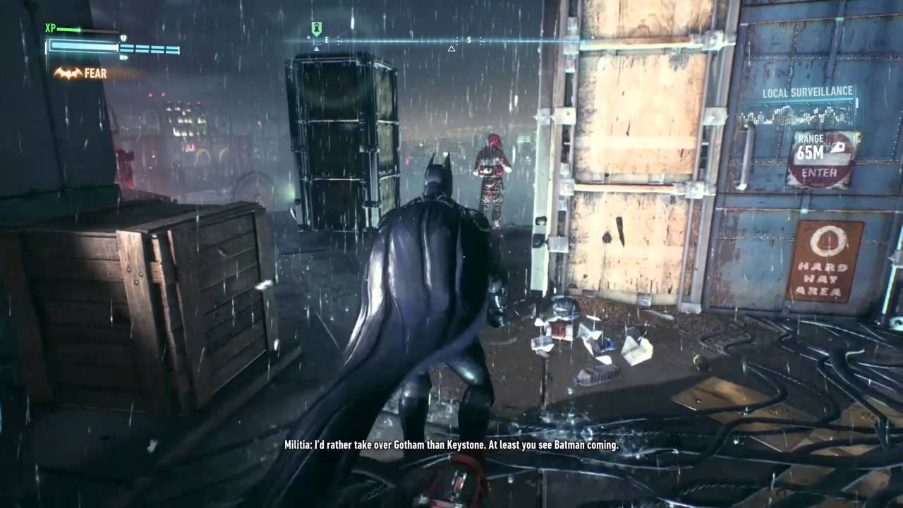 Batman Arkham Knight: Founder's Island Watchtower, Never Seen - YouTube