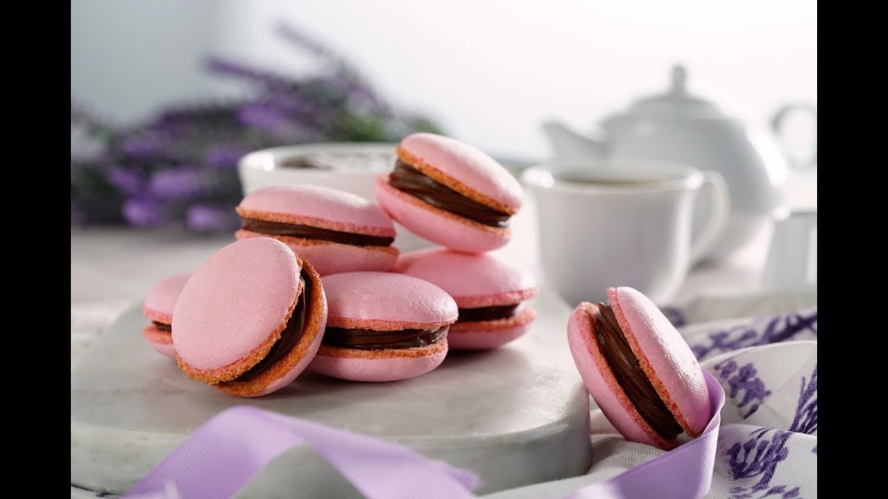 Macarrones Rellenos de Chocolate | Macarrones fáciles rellenos de ...