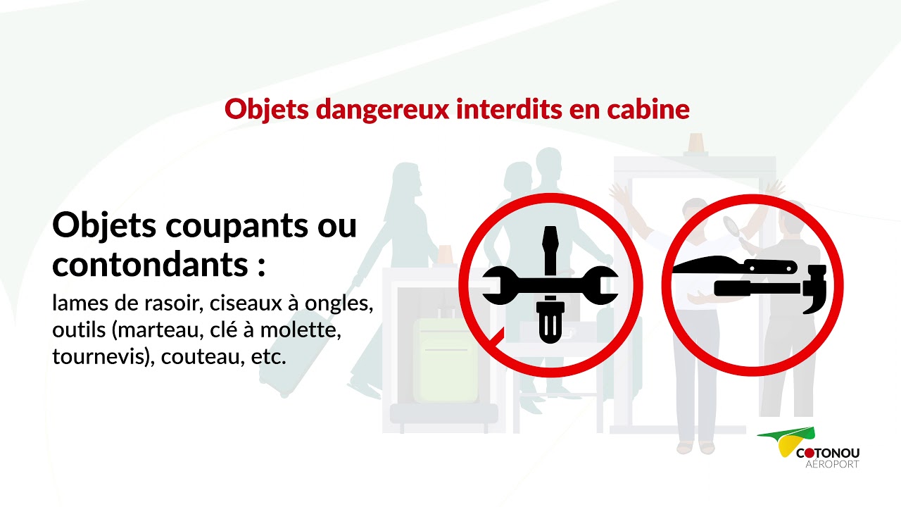 Cotonou Aéroport: passage au poste d'inspection et filtrage - YouTube