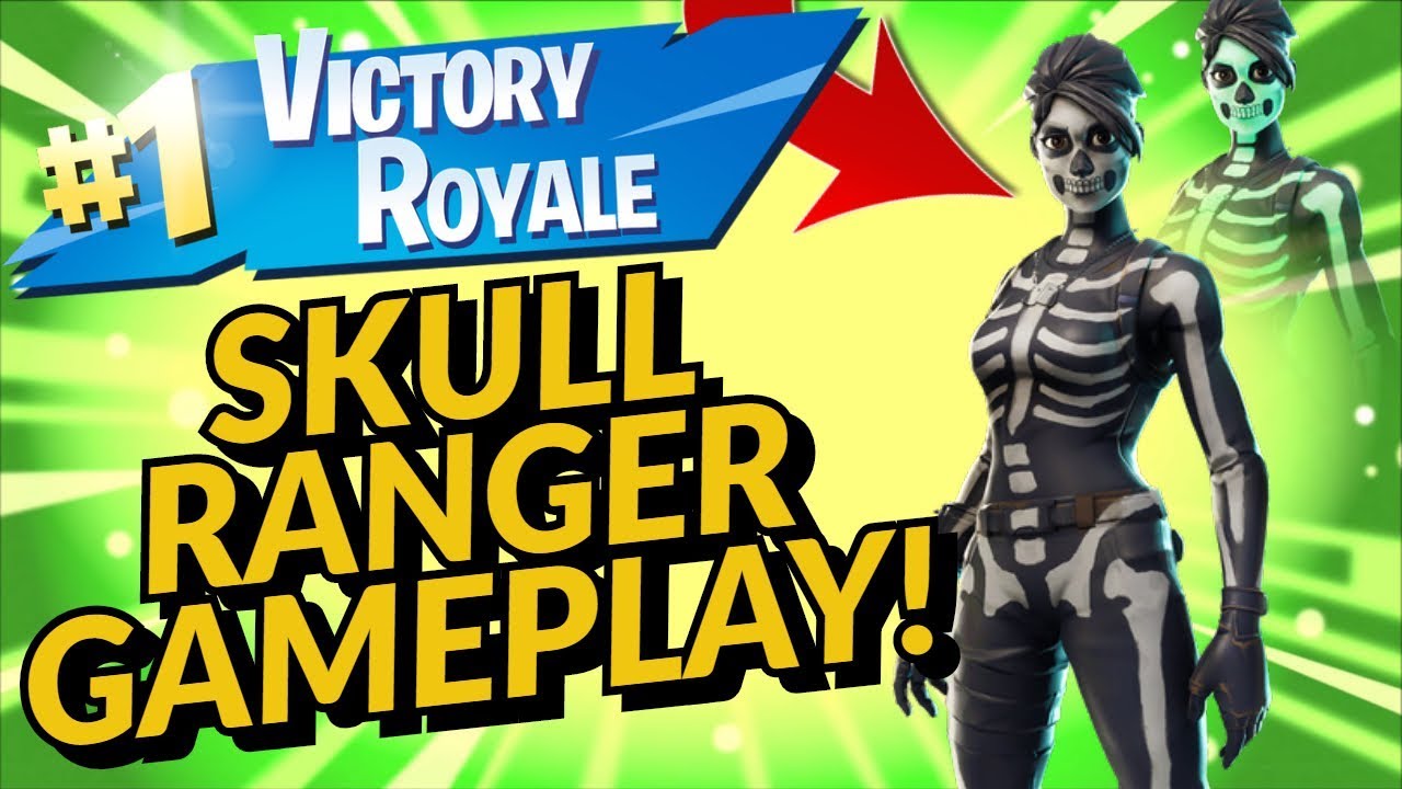 Skull Ranger Skin Gameplay! In Fortnite Battle Royale - YouTube