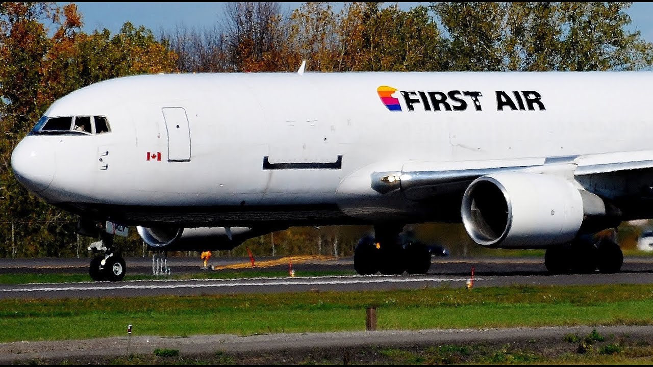 First Air 767-200 Takeoff from Ottawa - YouTube