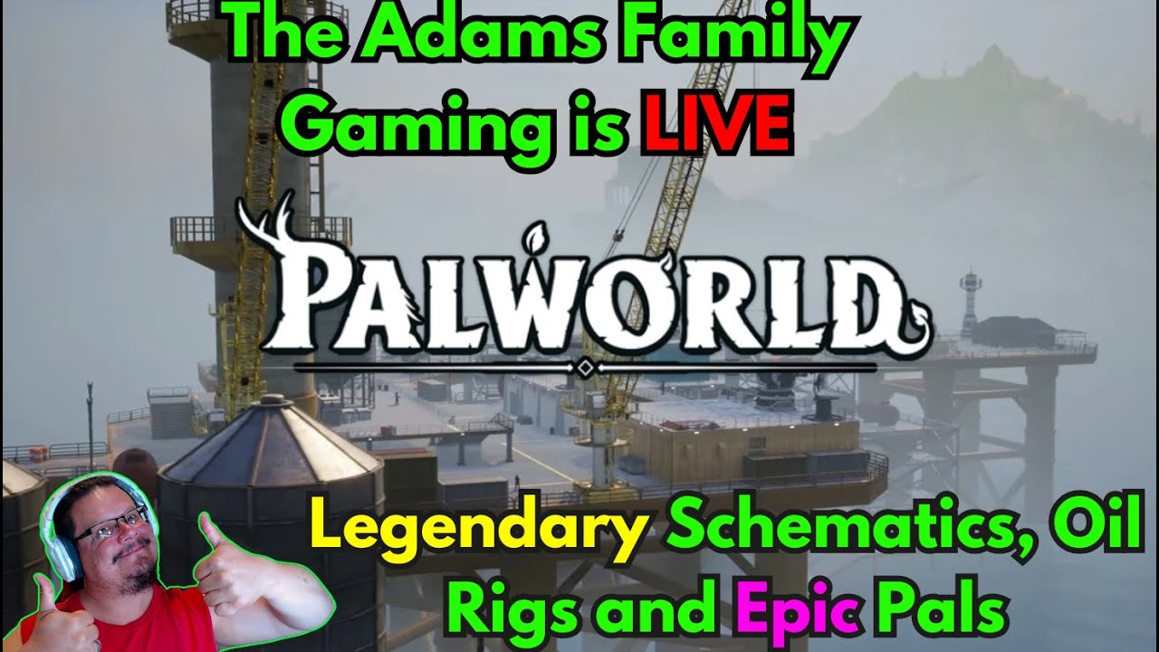 🔴 LIVE - (V)Palworld - How to get legendary schematics, Do the Oil Rigs ...