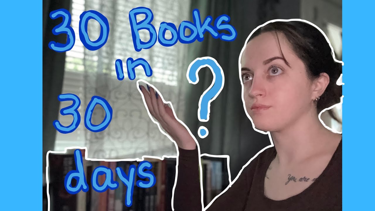 30 BOOKS IN 30 DAYS | ultimate tbr takedown - YouTube