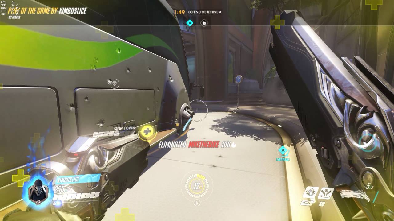 Overwatch PC Ultra Settings @ 2560x1440 - YouTube