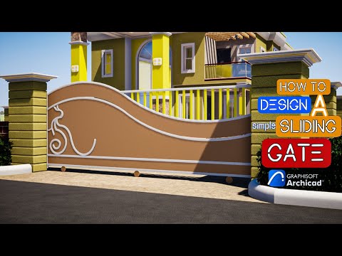 How To Design A Simple Sliding Gate - YouTube