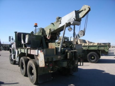 AM General M936 5 Ton 6x6 Wrecker Truck on GovLiquidation.com - YouTube