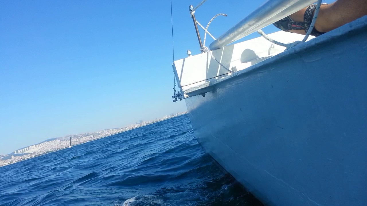 gaff rig catamaran - YouTube