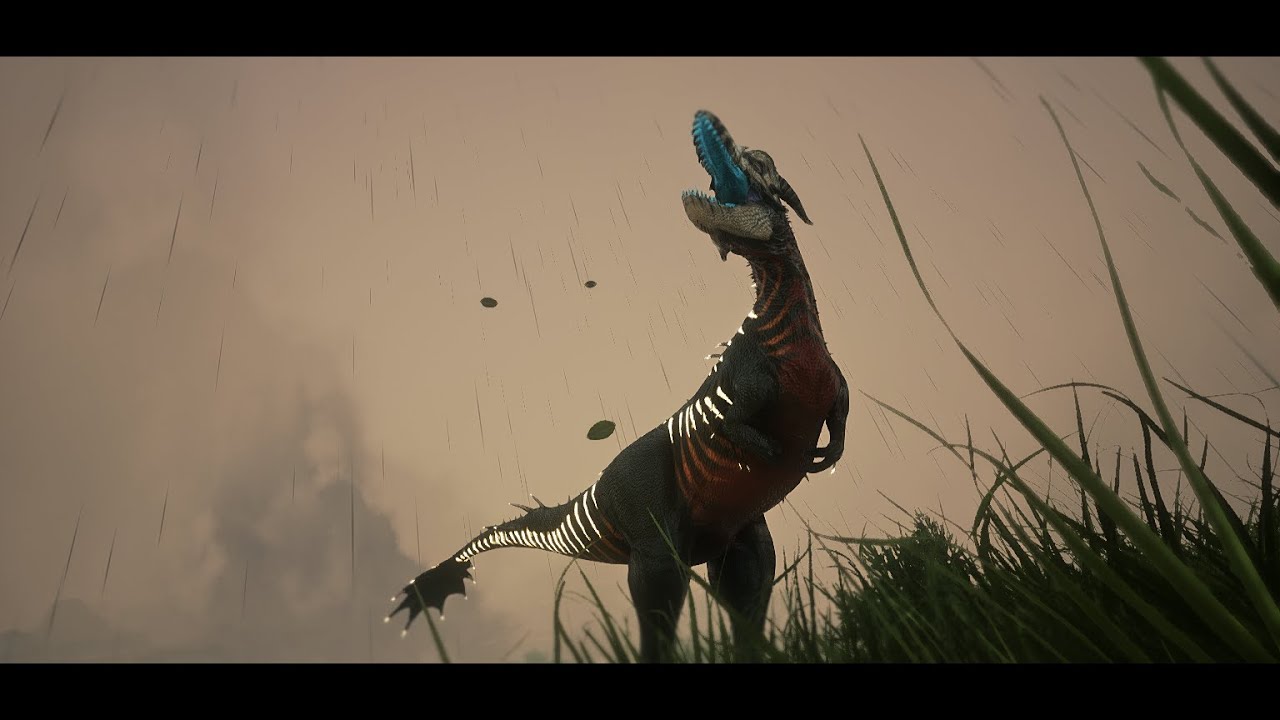 Path of Titans Tokyo Neo Rex Boss vs Nycta Pack - YouTube