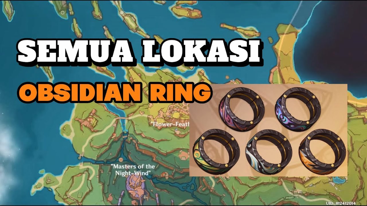 Semua lokasi Obsidian Ring di Natlan | Genshin Impact - YouTube