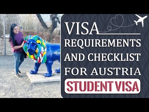 Visa requirements for Austria/ visa checklist for Austria - YouTube