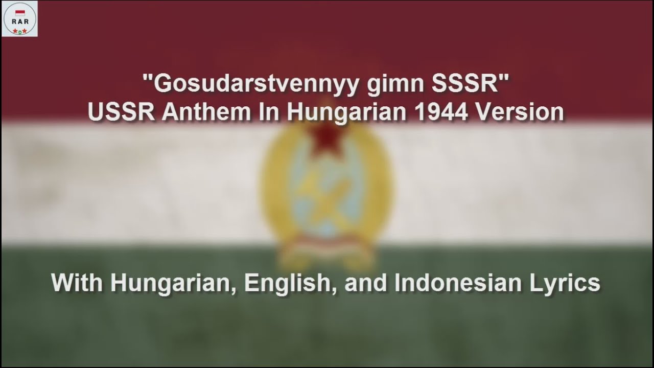 Ussr National Anthem Lyrics Hq Youtube
