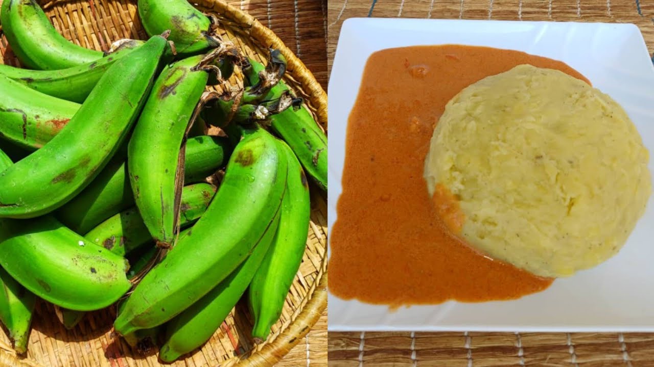 AFRICAN VILLAGE LIFE/COOKING MASHED GREEN BANANA UMUNYIGI WITH ...