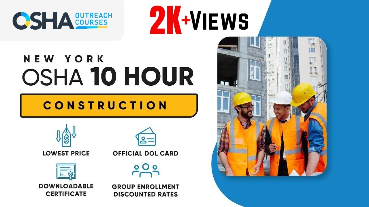 New York OSHA 10 Construction Training | NY Safety Training - YouTube