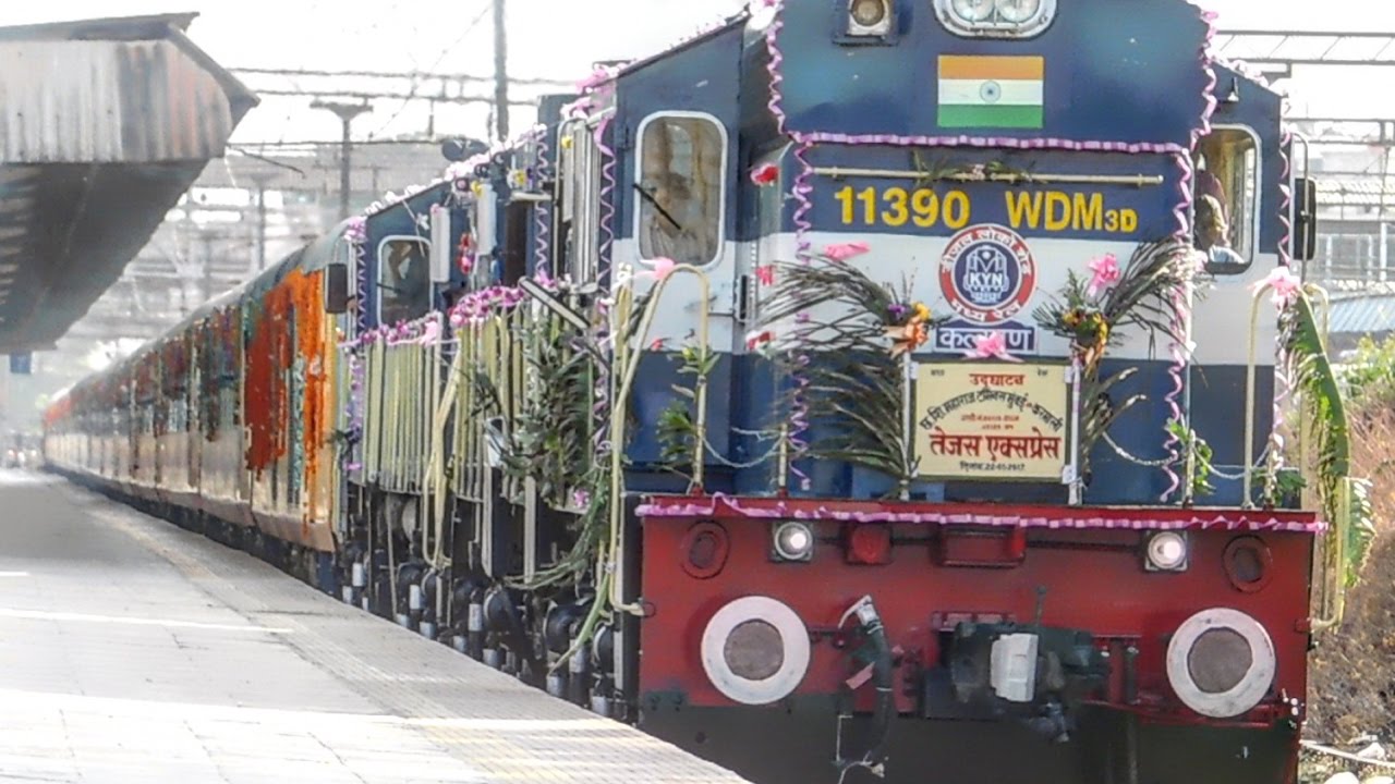 Inaugural Run : Mumbai - Goa Tejas Express - India's First Luxurious ...