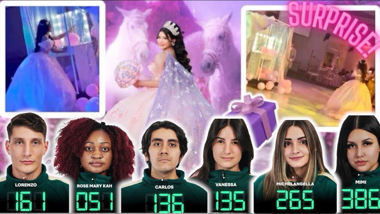 SQUID GAME TC CAST CAME TO MY QUINCE **LATINO GANG** (Kimmy’s Dream ...