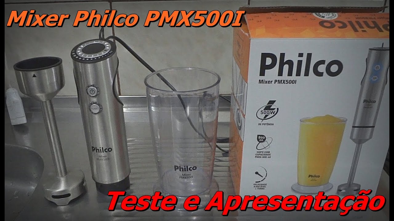 Mixer Philco PMX 500I - Teste e Apresentação - Mix Philco - Avaliação ...