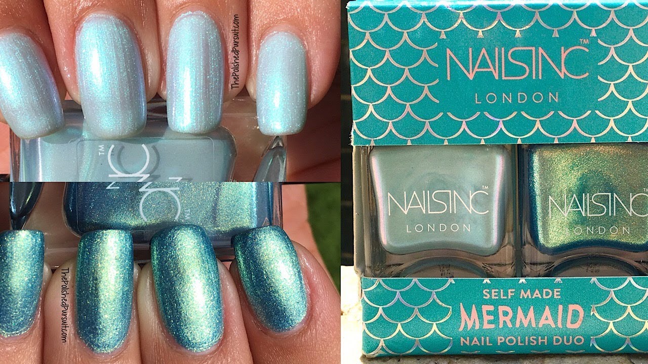 Nails Inc Self Made Mermaid Duo Set | The Polished Pursuit - YouTube