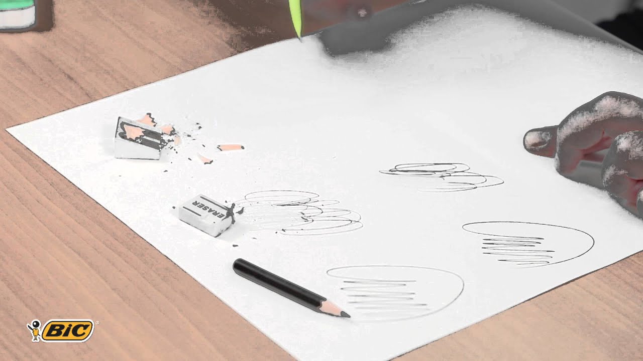 Using BIC Matic Ecolutions mechanical pencil - 2016 video - YouTube