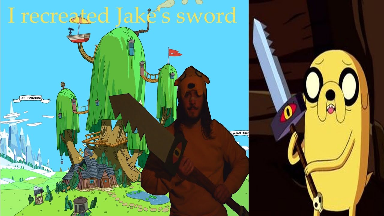 I recreated Jake’s sword from Adventure Time - YouTube