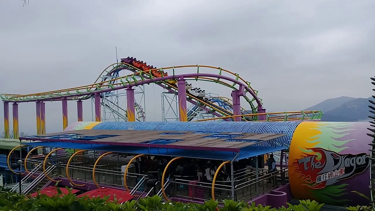 Amazing Roller coaster Ocean park Hongkong.. - YouTube