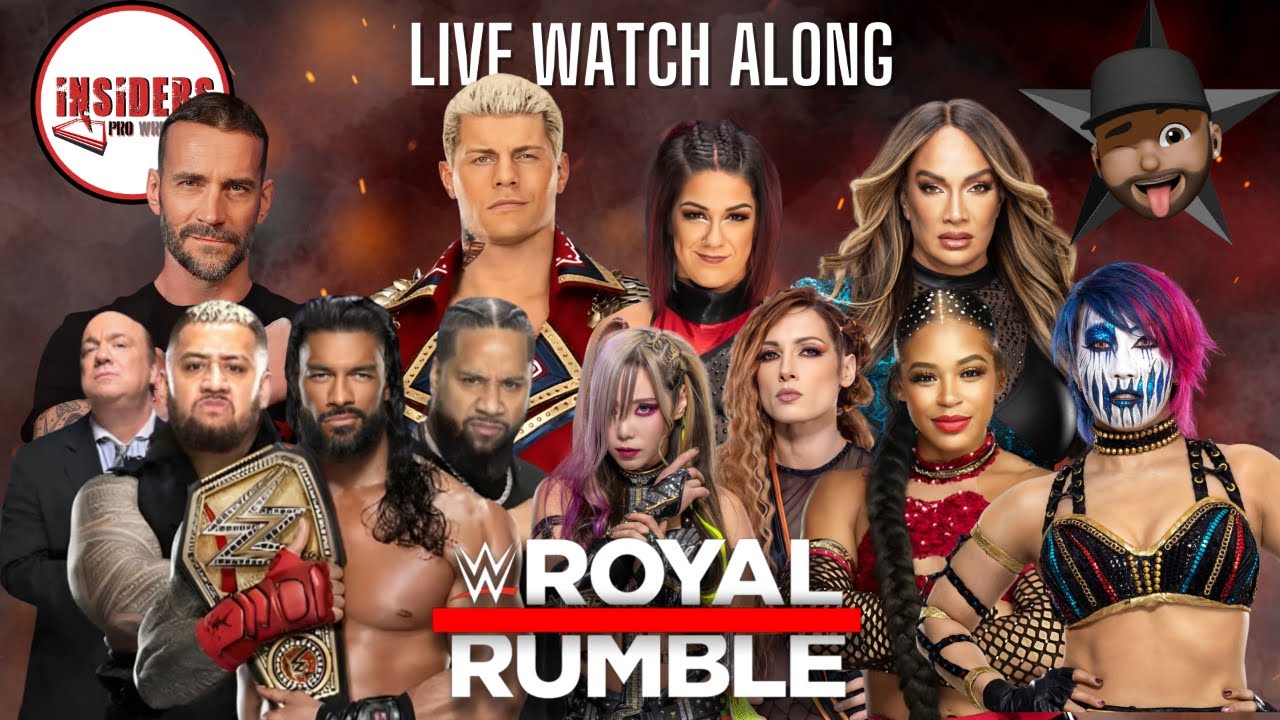 WWE ROYAL RUMBLE 2024 | LIVE WATCH ALONG, COMMENTARY & REACTIONS ...