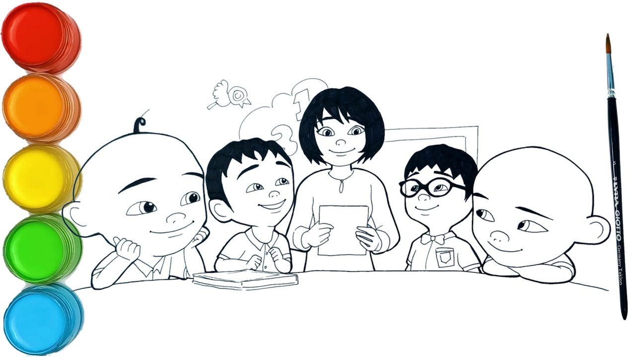 Upin And Ipin Musim 16 Cekgu Melati Cerita Angsa Putih Menggambar Dan