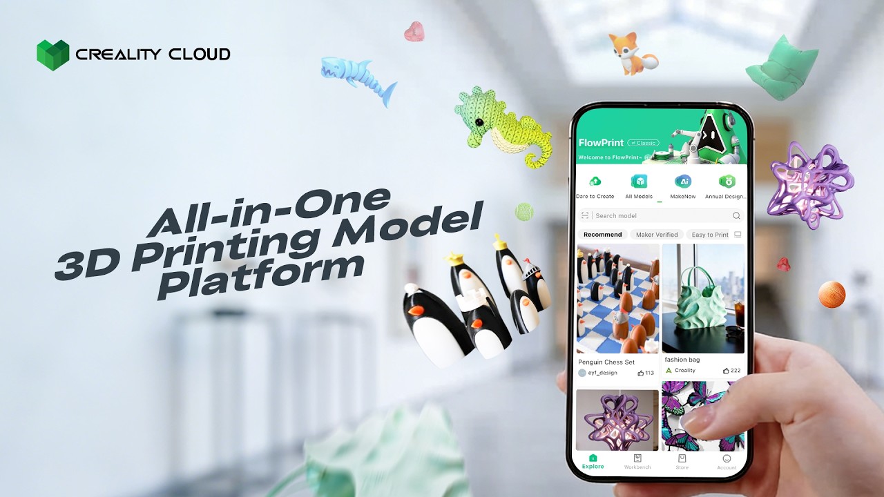 Creality Cloud | Your All-in-One 3D Printing Model Platform - YouTube