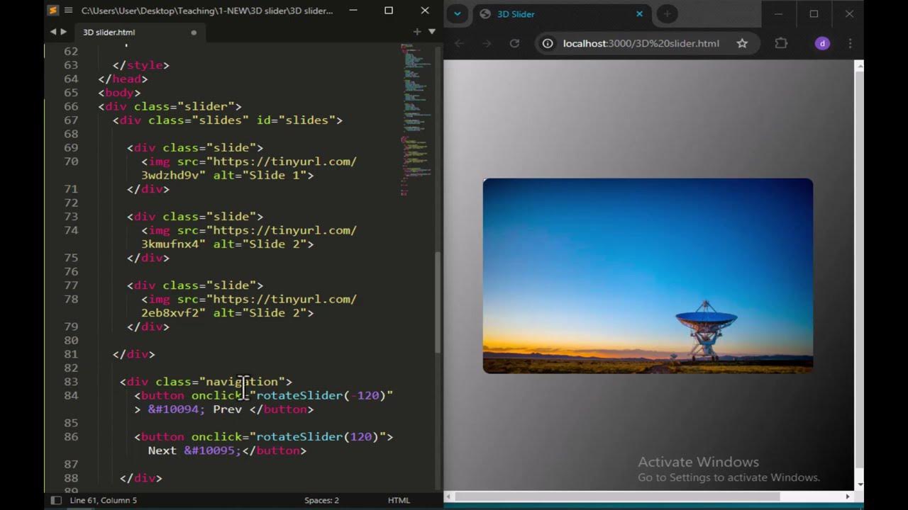 Css Slider Swiper Slider Html Css Js Doolottech Youtube