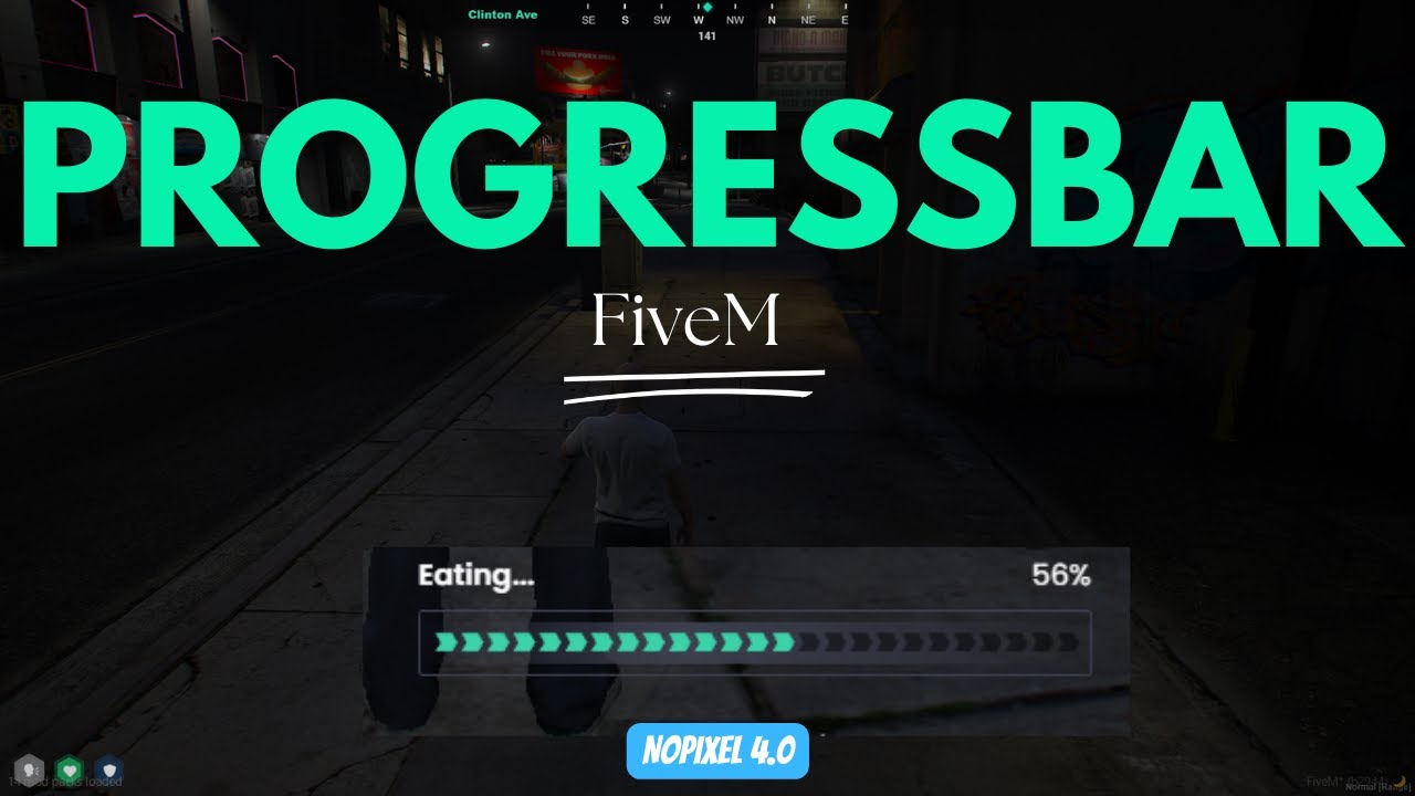 Progressbar Script FiveM | Nopixel 4.0 Inspired | QBCore Script - YouTube