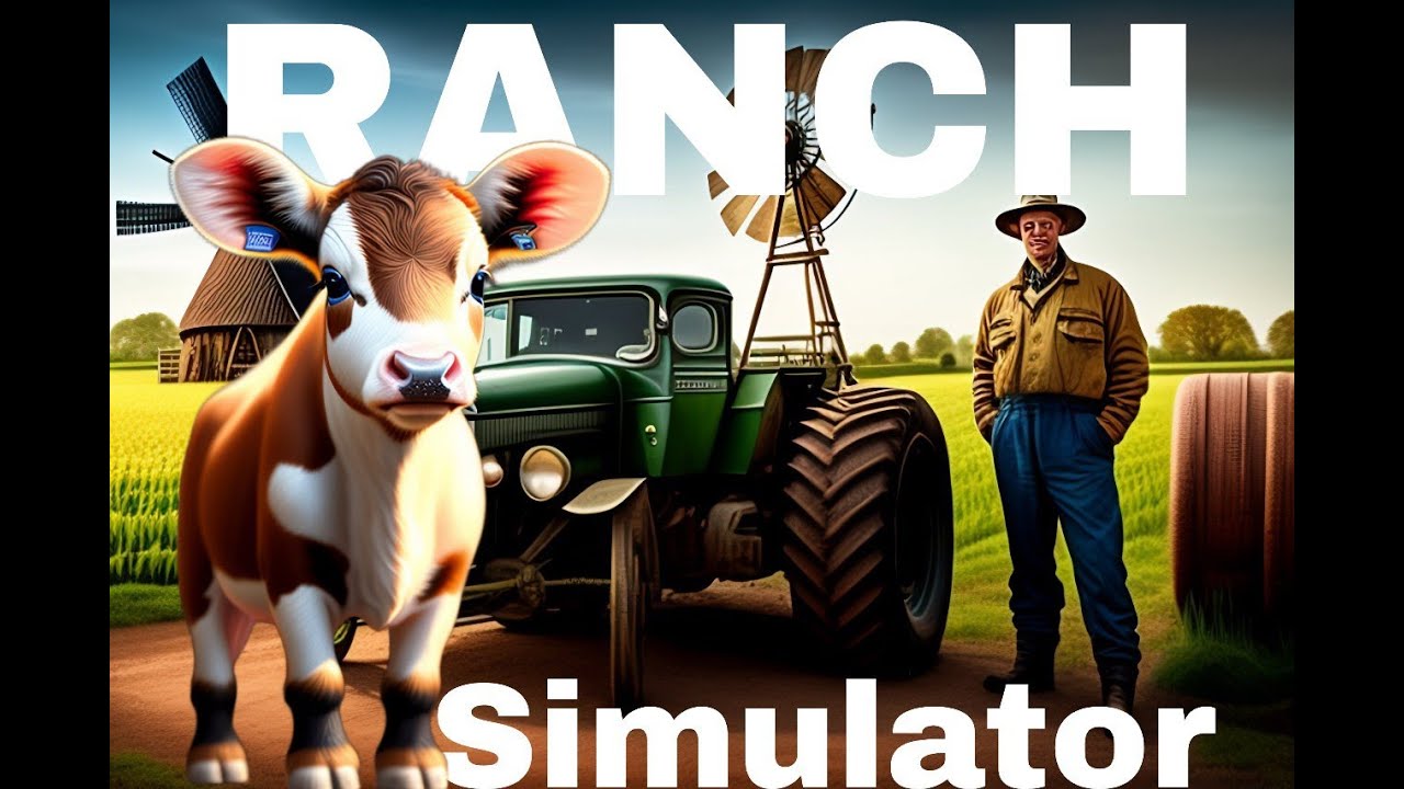WE MADE A COW FARMMM #ranch #ranchsimulator #trending #robohrgaimh ...