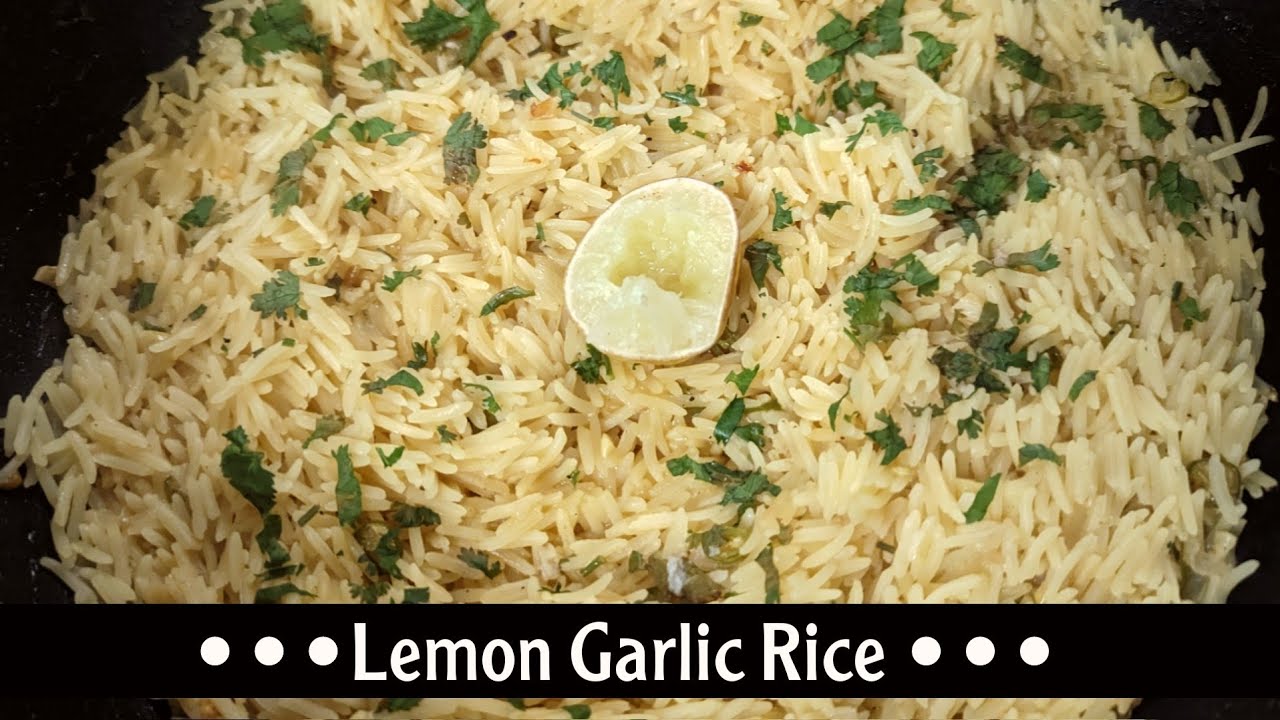 Lemon Garlic Rice recipe by Bawarchi - YouTube