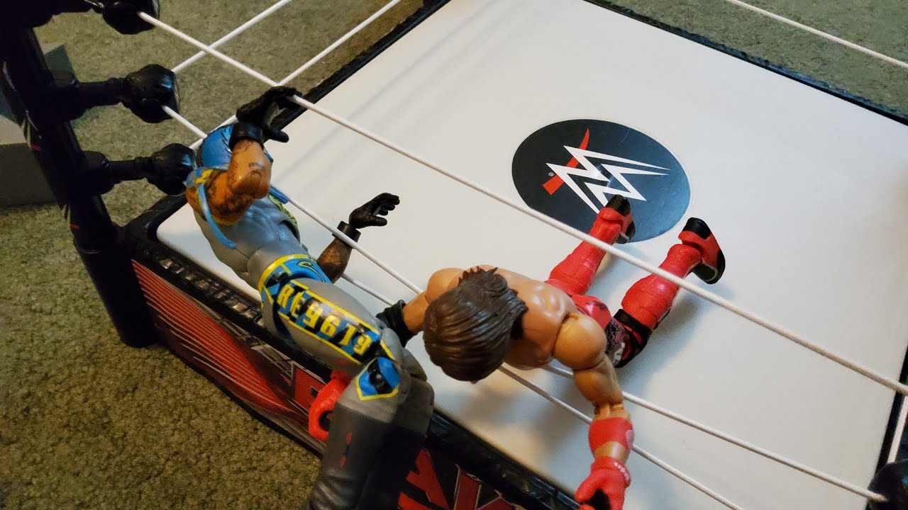 Rey Mysterio vs Aj Styles eye for eye match - YouTube