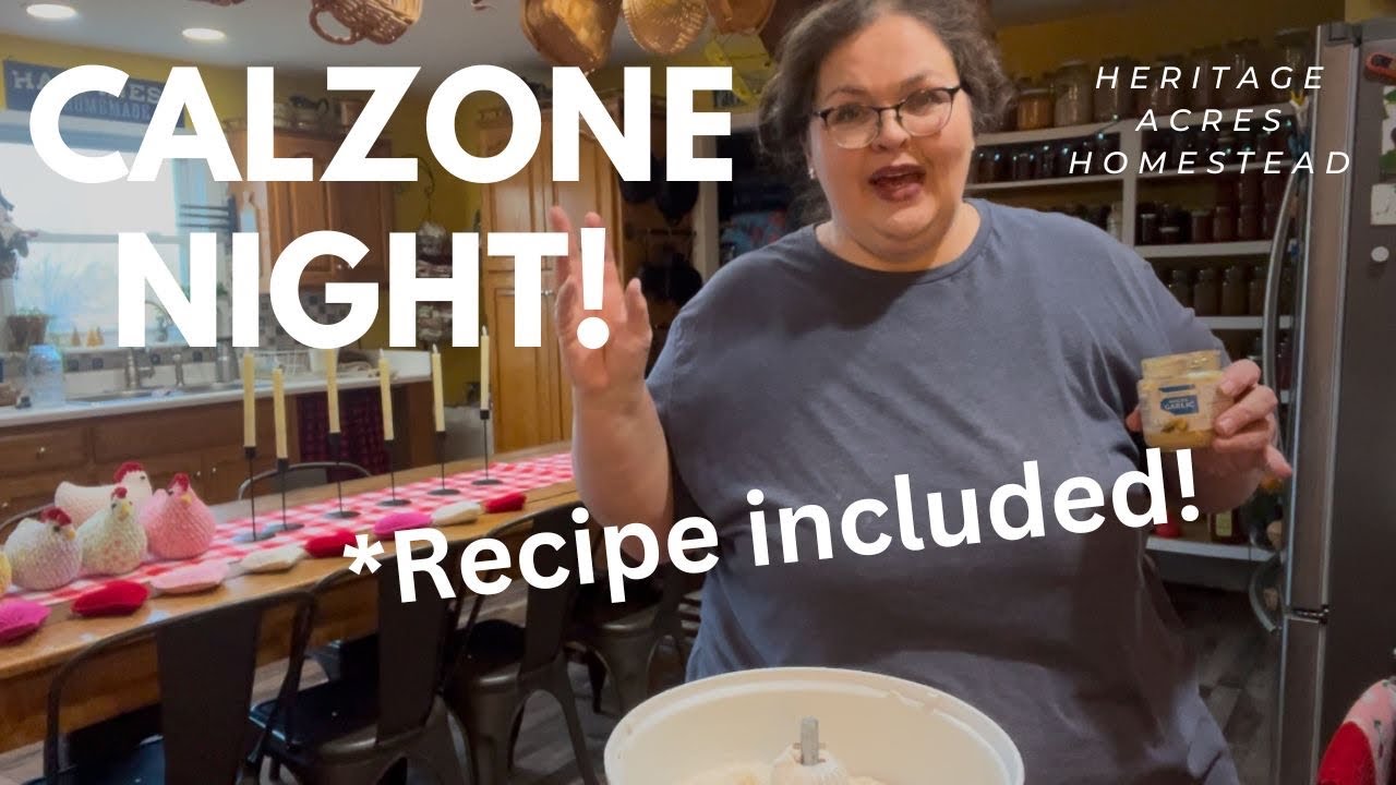Calzone night! Recipe included! - YouTube