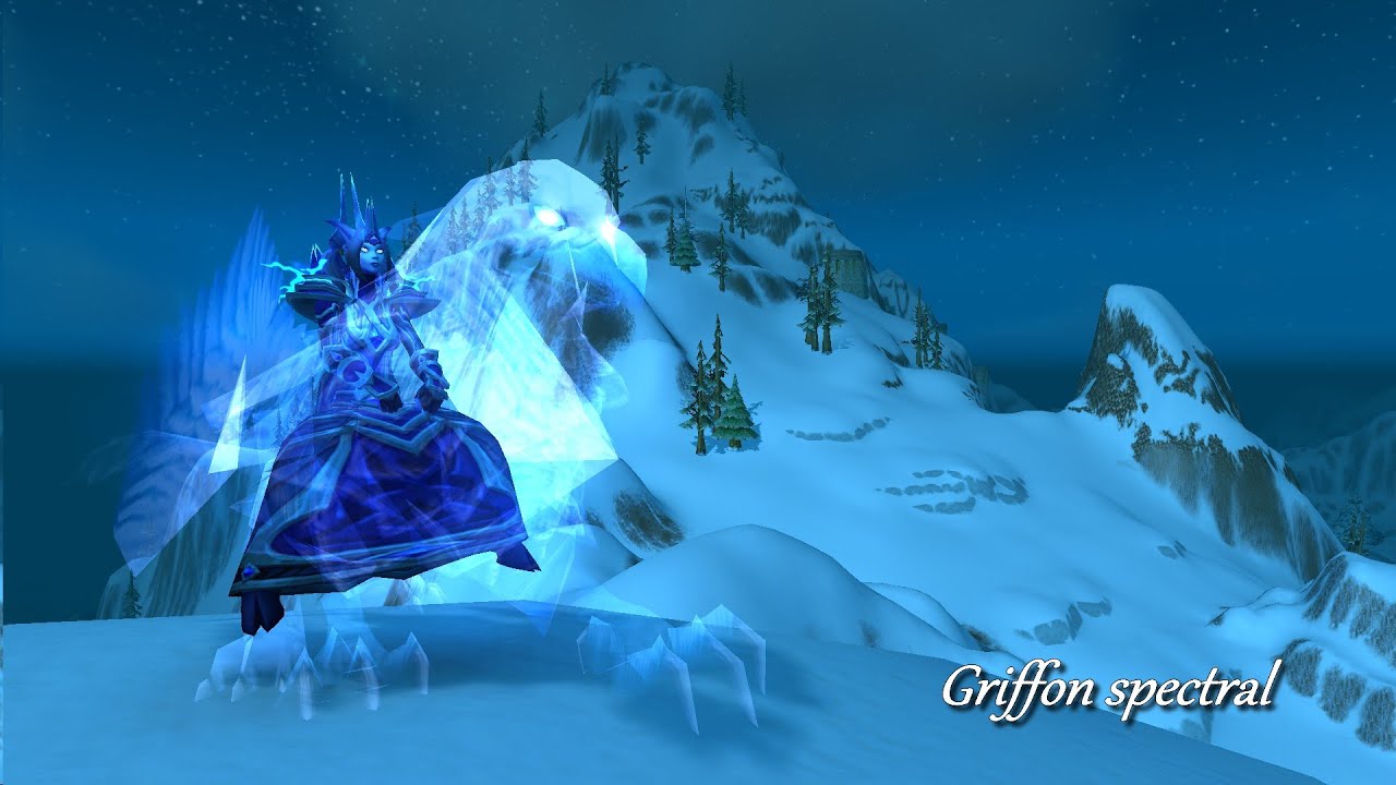 Griffon spectral - Elite monture wow (Spectral Gryphon) - YouTube