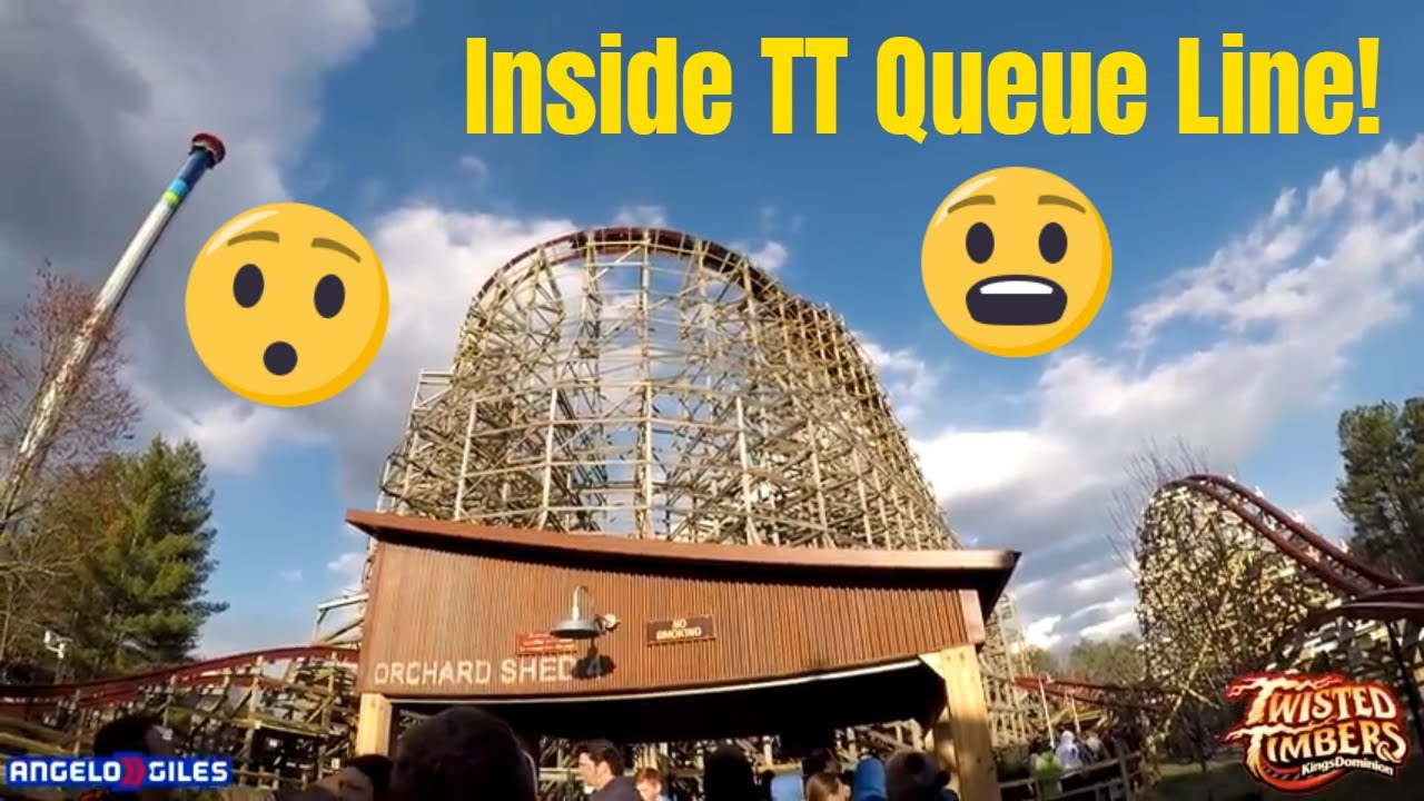 Inside Twisted Timbers Queue Line + Off Ride Footage! - YouTube