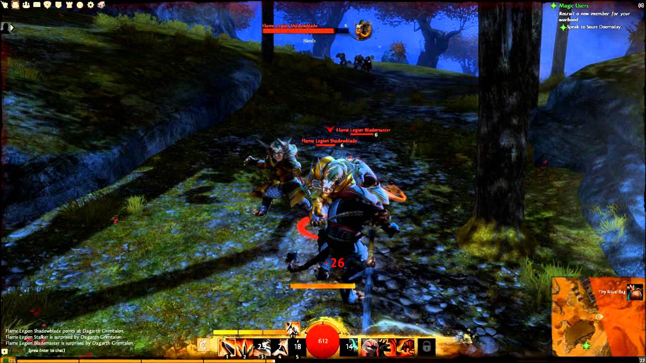 Guild Wars 2 Beta - Blood legion personal story pt 1/2 - YouTube
