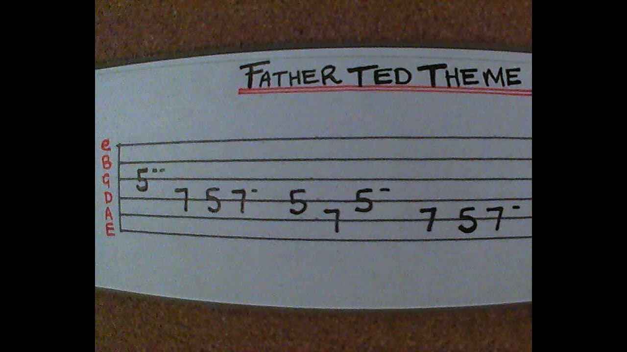 Learn To Play: Father Ted T.V. Theme - Easy Guitar Tab Tutorial Lesson ...