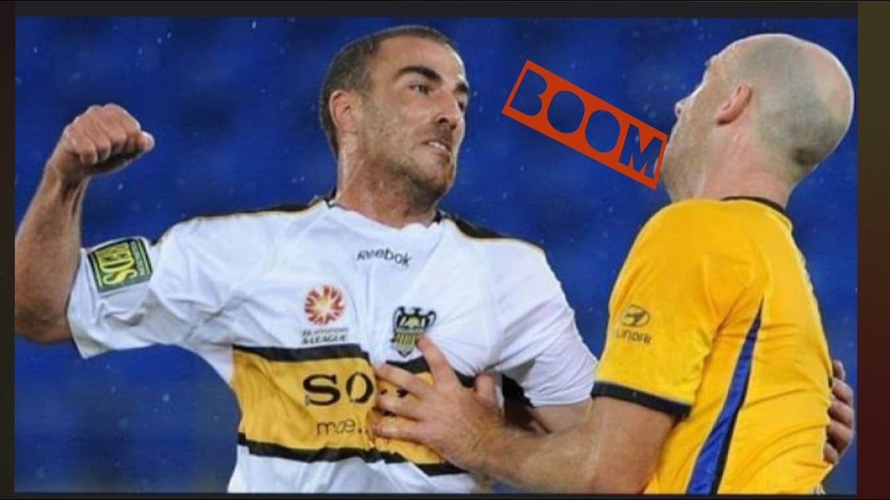 football players vs refree fight compilations - YouTube