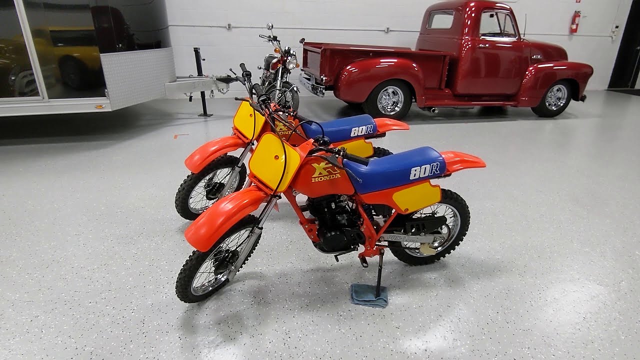 1986 Honda XR80R's Sequential Serial Numbers In-Depth Running Walk ...