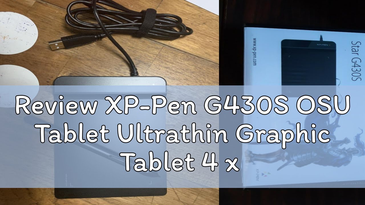 Review XP-Pen G430S OSU Tablet Ultrathin Graphic Tablet 4 x 3 inch ...