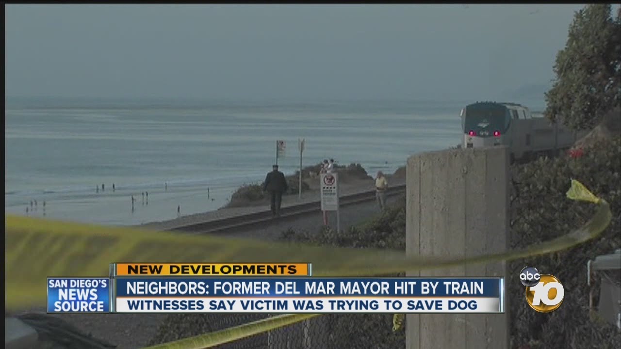 Man chasing after dog struck, killed by train in Del Mar area - YouTube