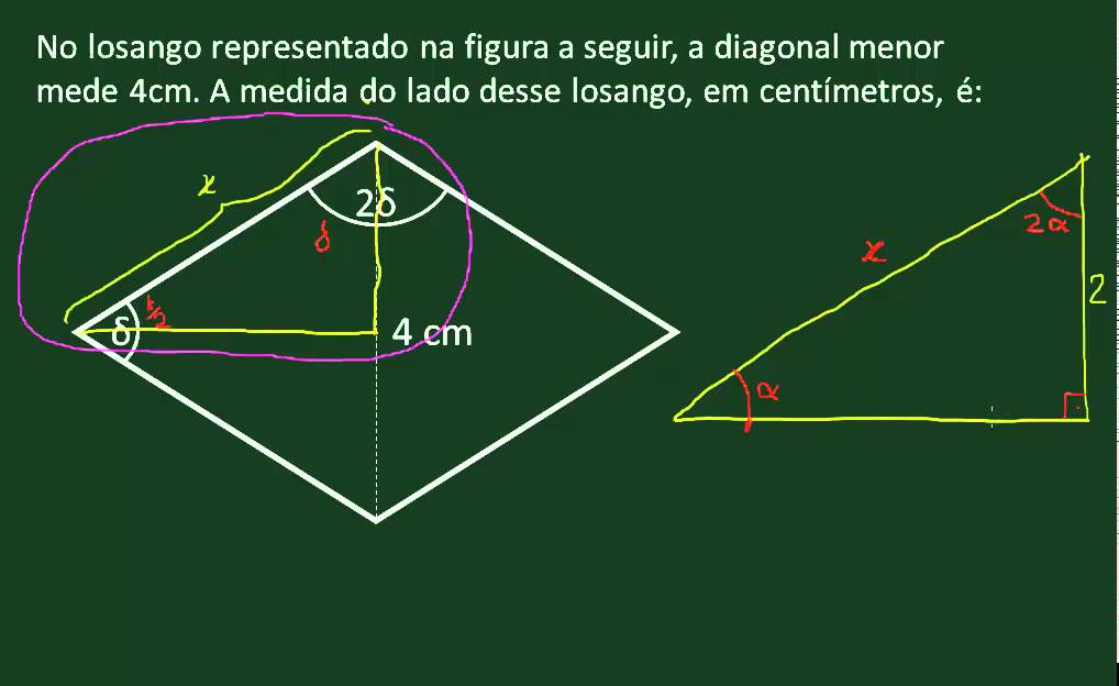 Losango Com 8 Cm De Lado. - LIBRAIN