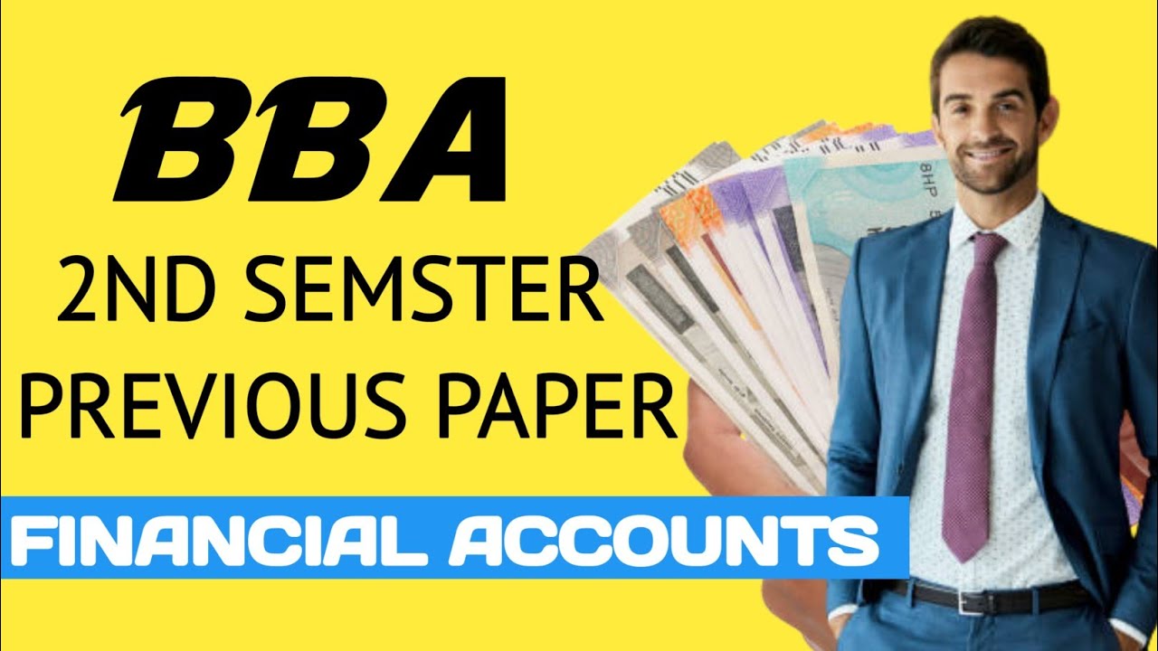 BBA financial account question paper | 2nd sem bba financial accounting ...