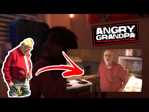 Angry Grandpa Destroys kitchen *REACTION* - YouTube