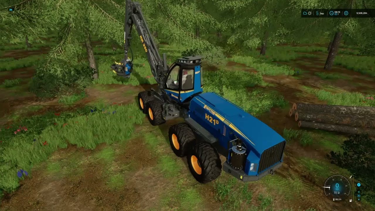 Rottne F20D Forwarder & H21D Harvester - YouTube