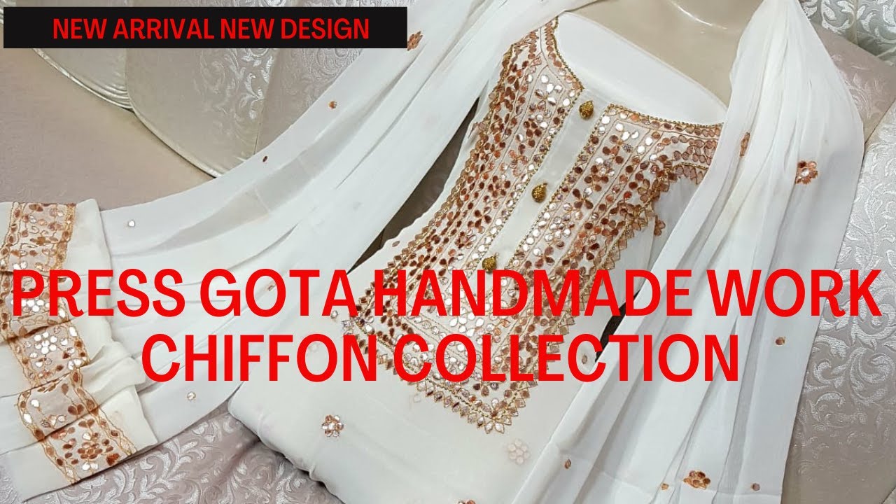 New Arrival New Design 🔥 Press Gotta Handmade Work Chiffon Collection 💥 ...