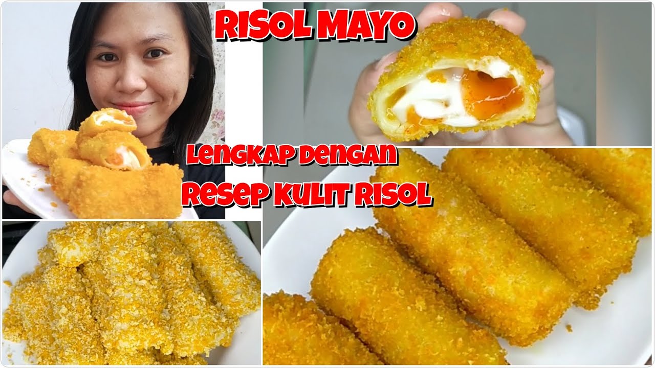 RISOL MAYO lengkap dengan resep kulit risol || Risoles isi telur dan ...