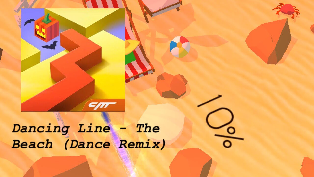 Dancing Line- The Beach (Dance Remix With Light Line) - YouTube