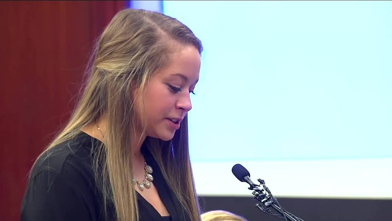 Nassar victim: Emily Morales statement - YouTube